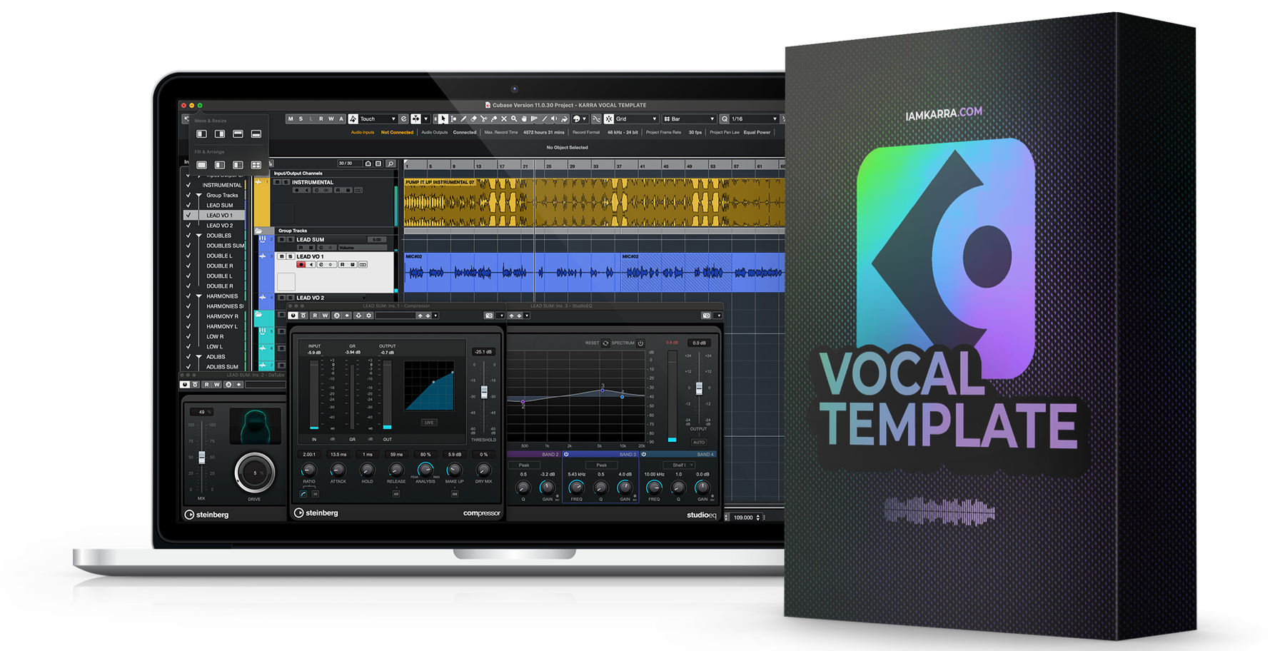 Cubase Vocal Template